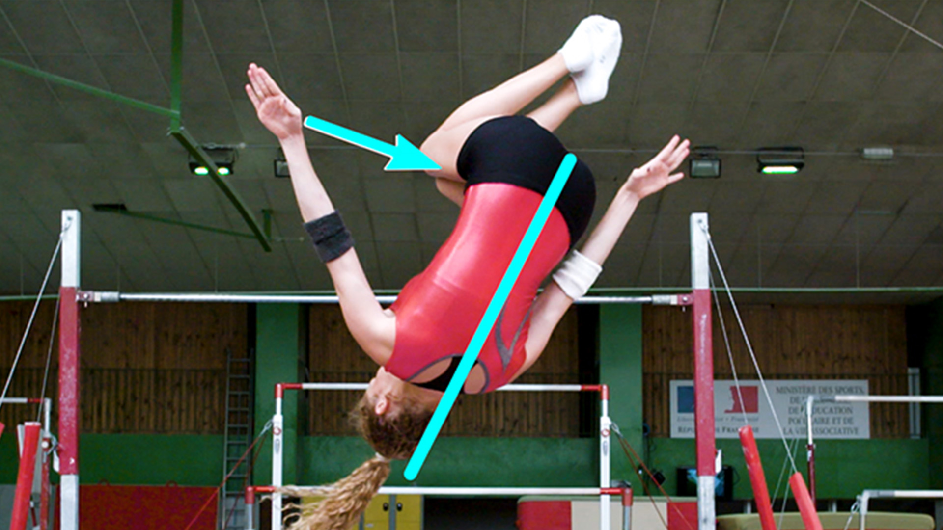 Learn and teach the Cody half-twist on trampoline to your gymnasts
