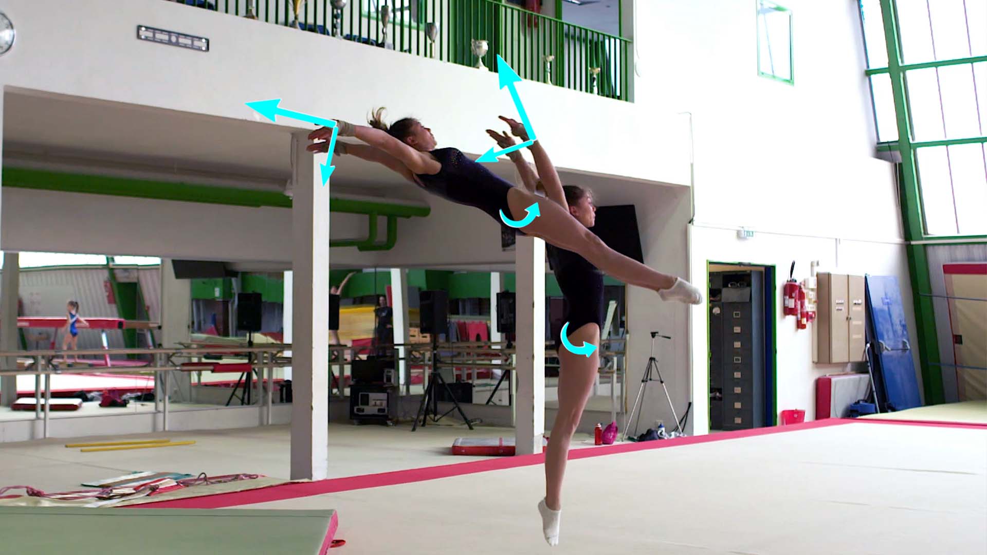 How to teach the back layout salto on floor – gymneoTV