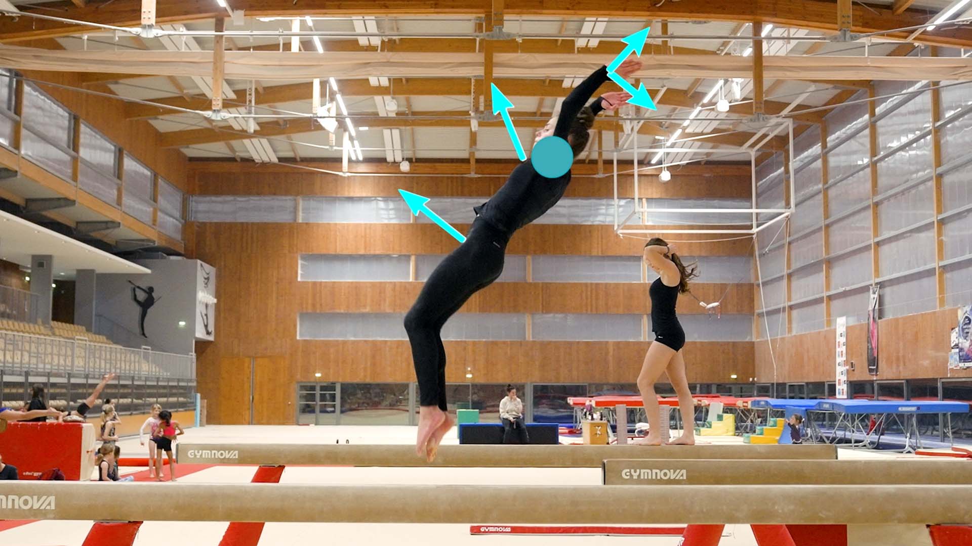 How to teach a tuck back on beam - GymneoTV